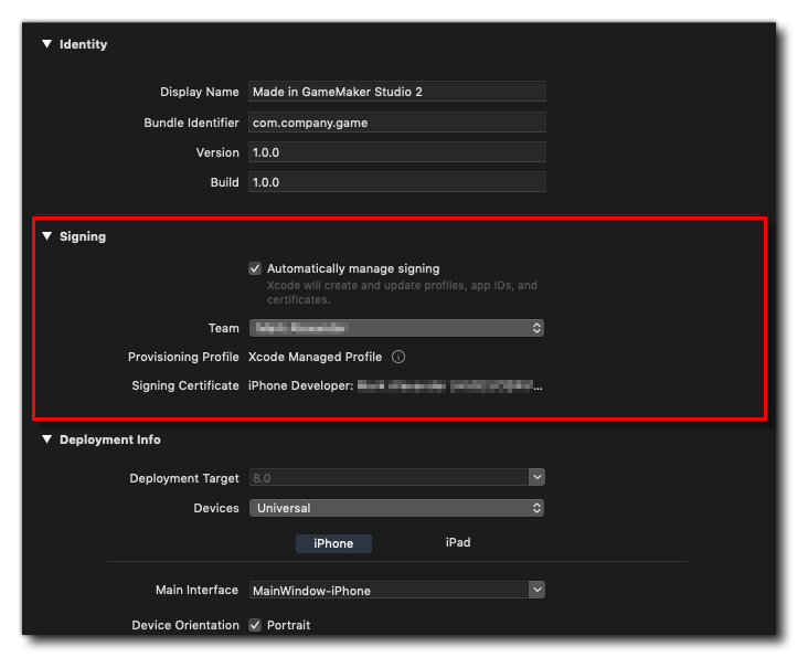 Setting Up For Ios Including Ipados Gamemaker Help Centre