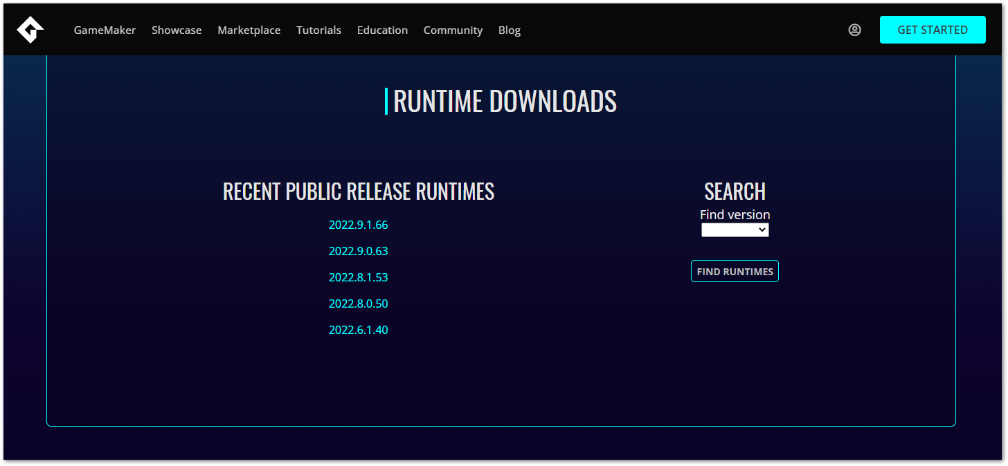 How To Download GameMaker's Runtime Tools Without Using the IDE – GameMaker Help Centre